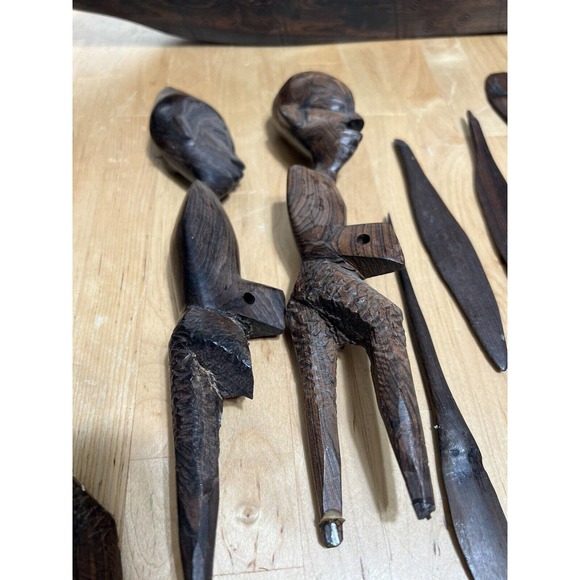 Handmade | Art | Beautiful African Sculpture Of A Wooden Dragon Canoe ...